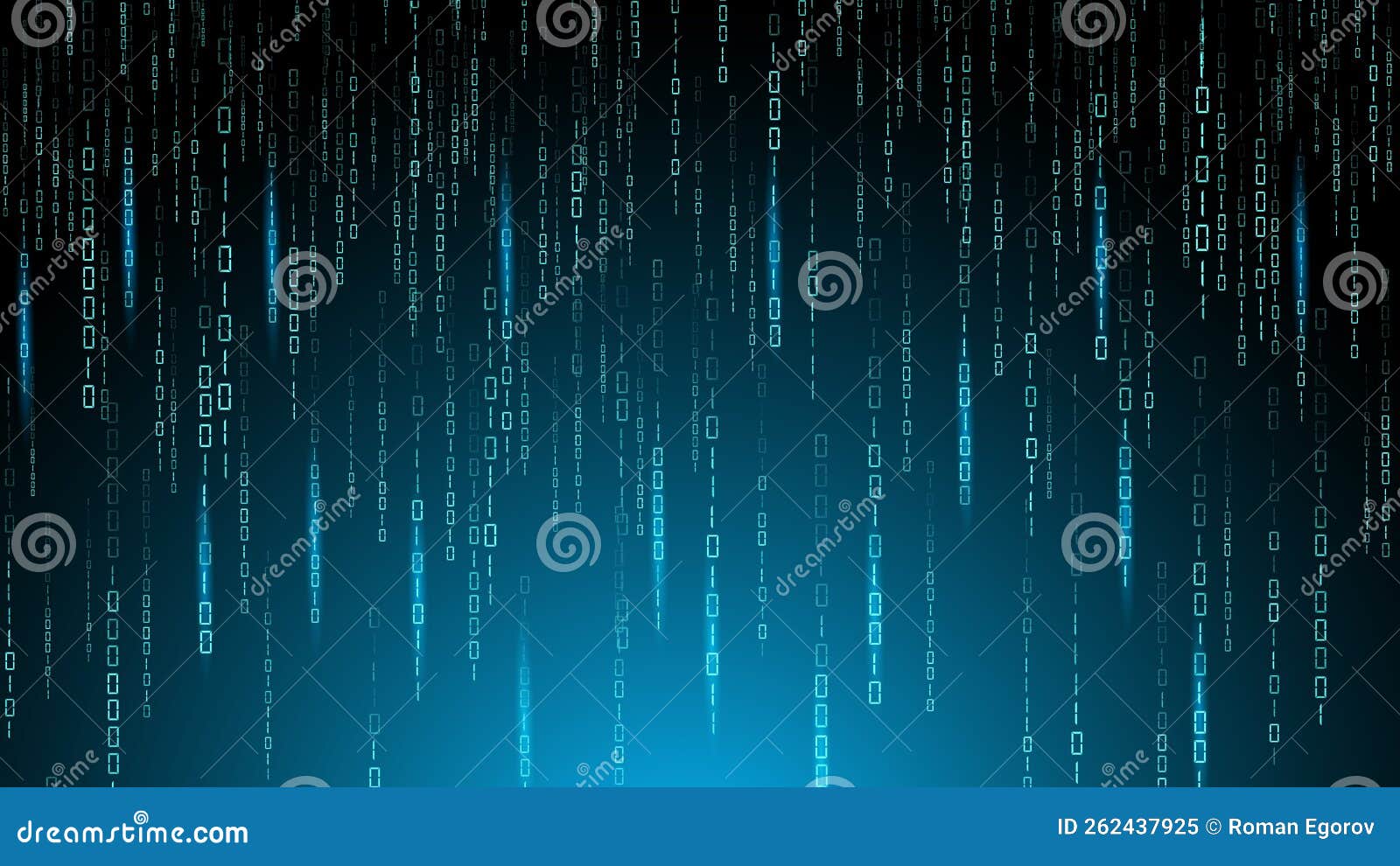 Matrix Binary Code Digits Encryption One And Zero Numbers Random Falling Data Malware 9926