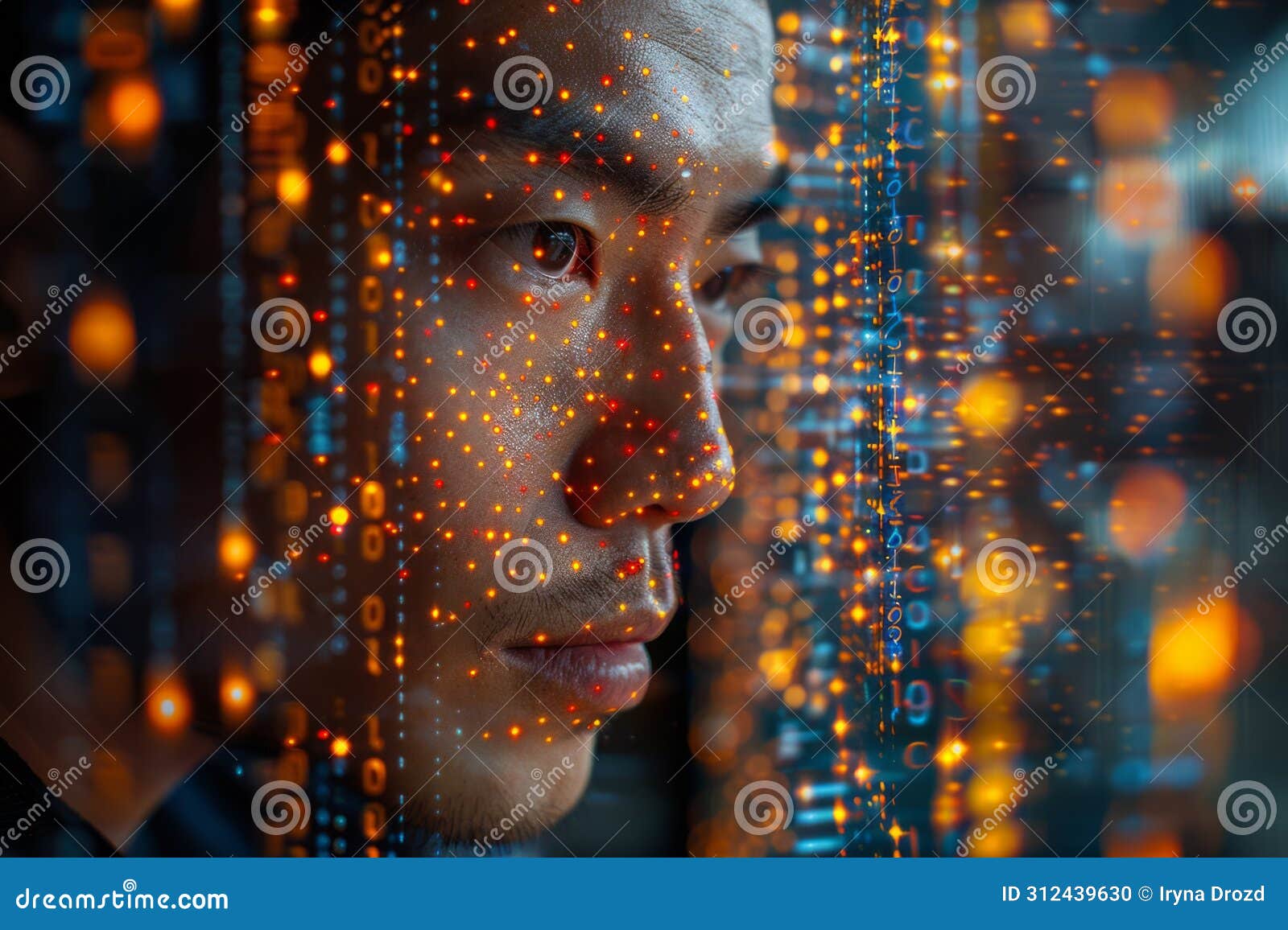 Matrix Business Digital Number Artificial Intelligence, Technology ...