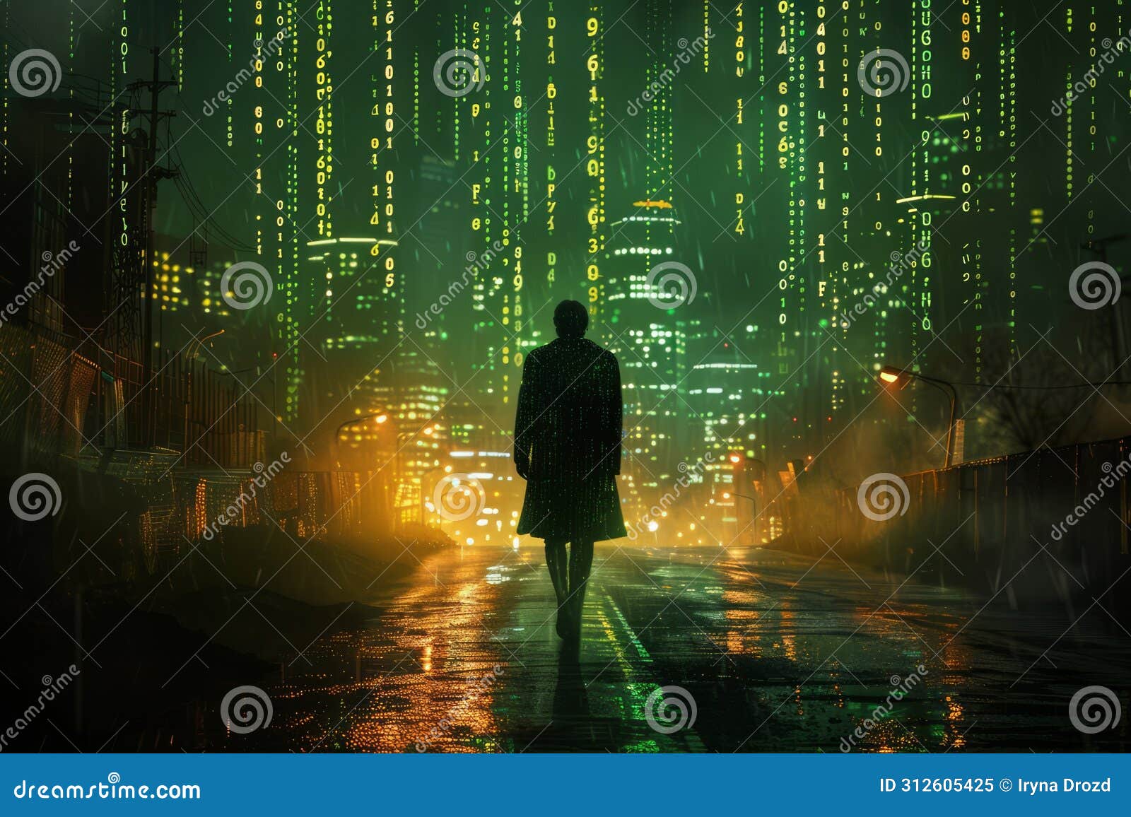 Matrix Business Digital Number Artificial Intelligence, Technology ...