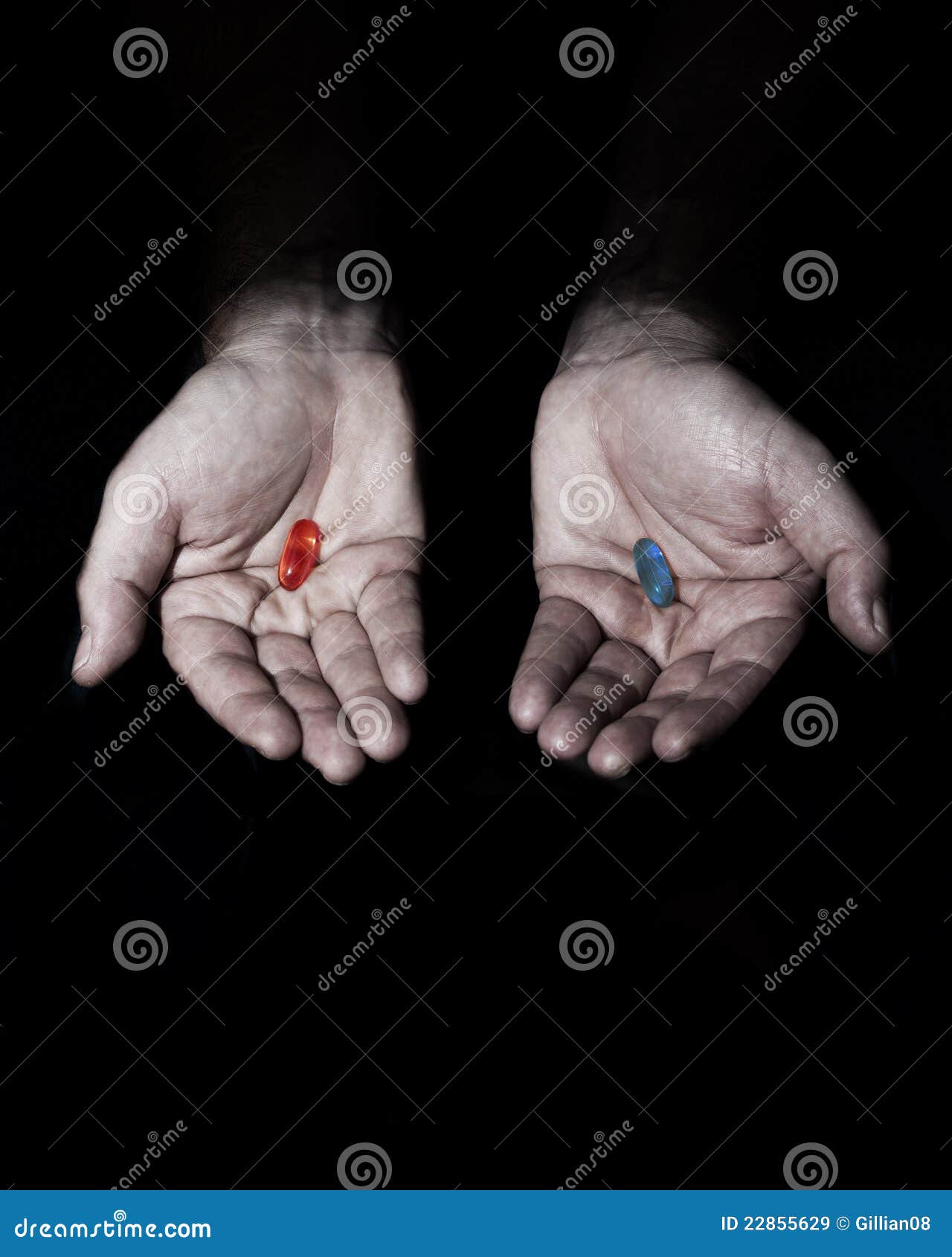 The matrix choice stock image. Image of pill, choices - 22855629