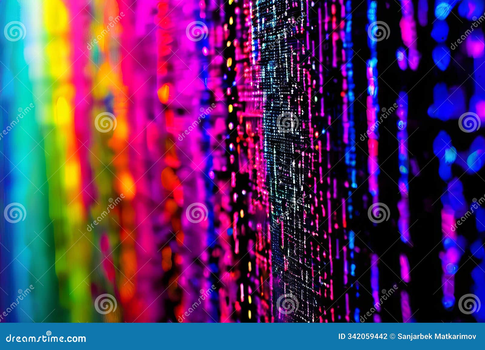 Matrix Code Holi Digital Editing To Make the Falling Colors Rese Stock ...