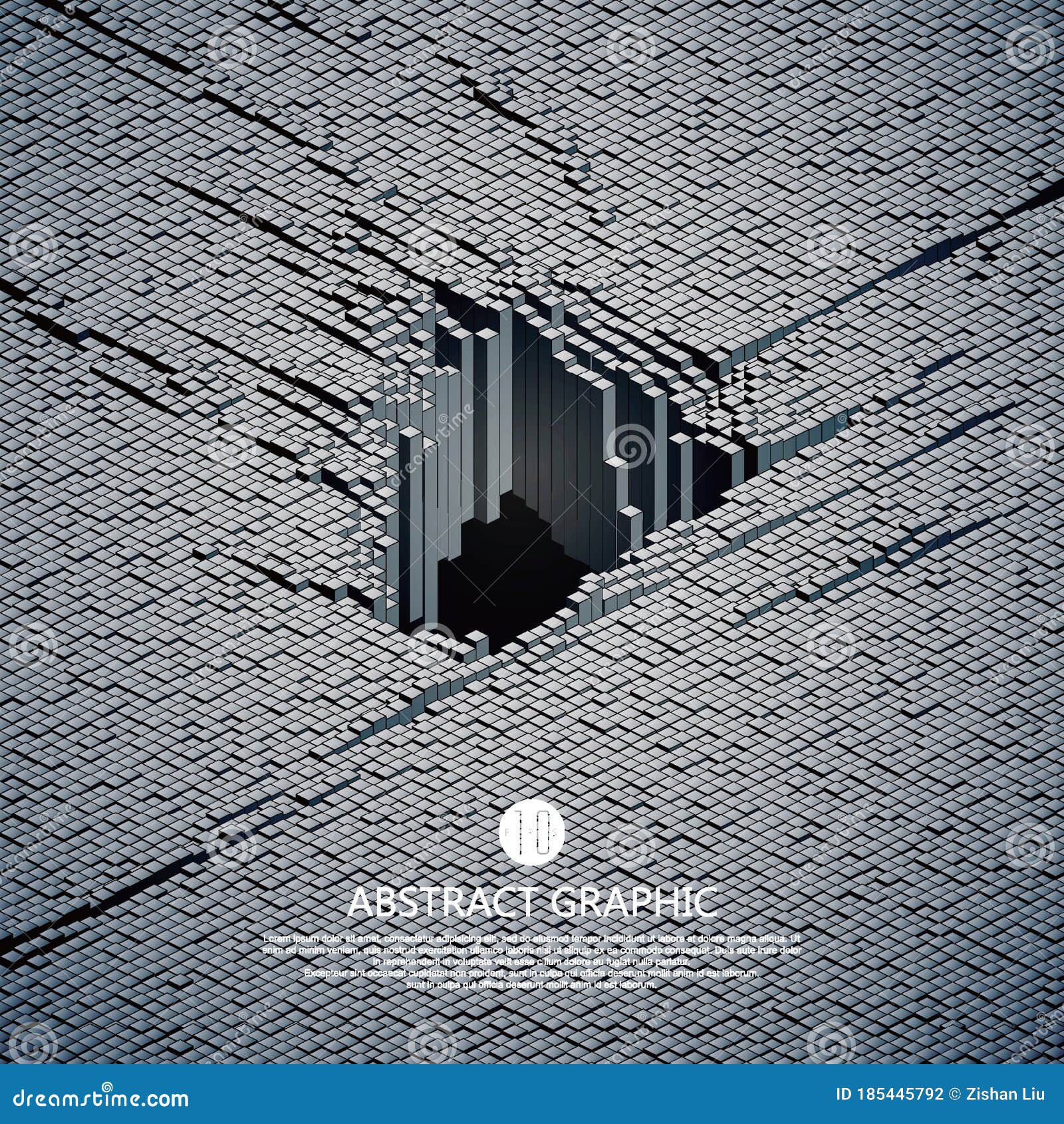 Matrix of Countless Blocks, Big Data, the Concept of Collapse,cloud ...