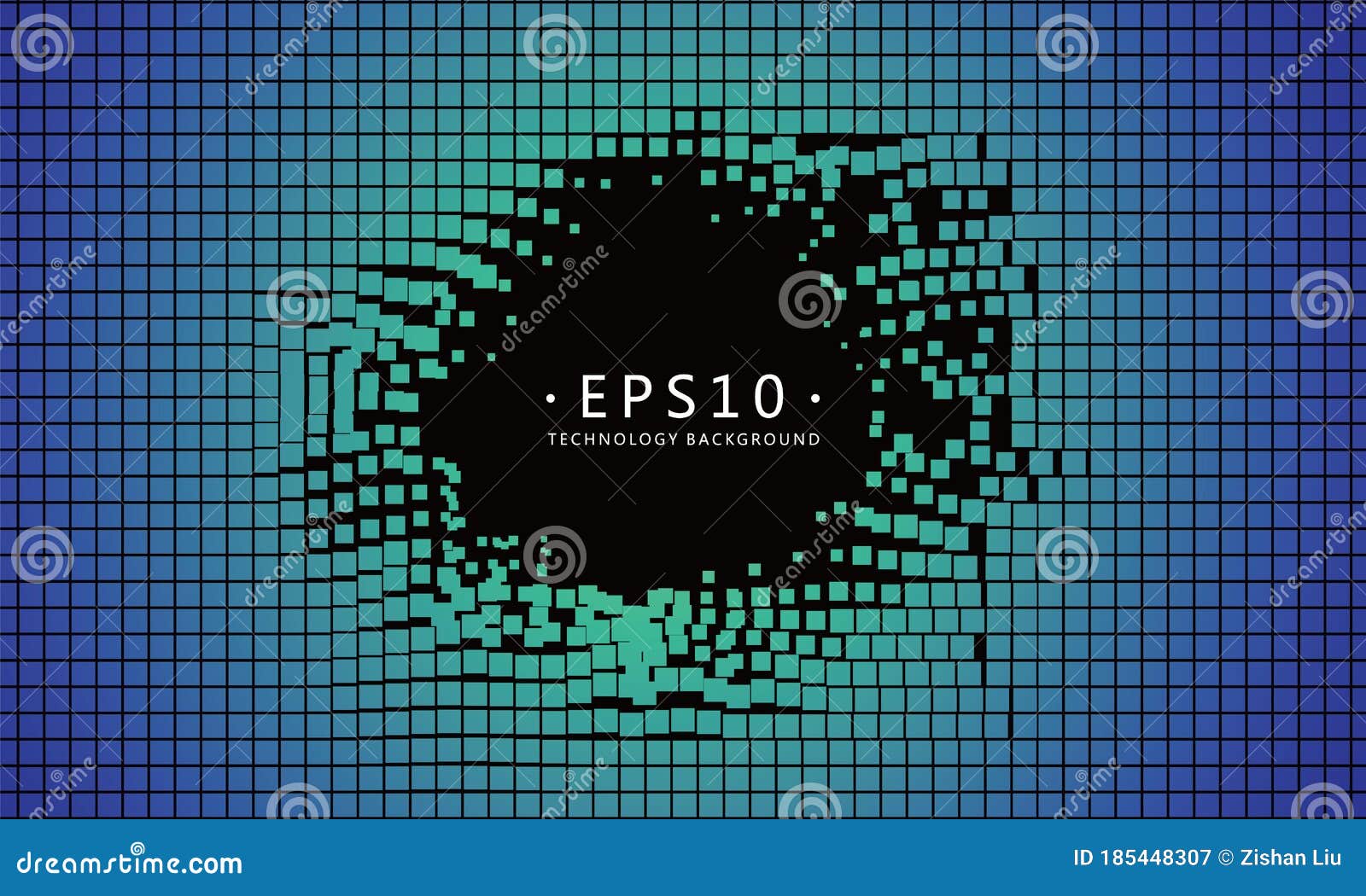 Matrix of Countless Blocks, Big Data, the Concept of Collapse,cloud ...