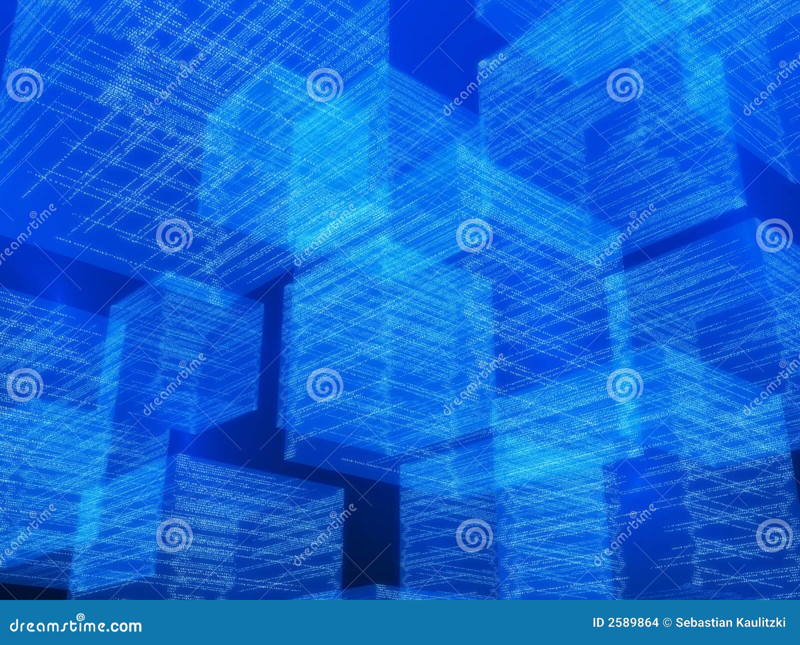 Matrix cubes stock illustration. Illustration of flash - 2589864