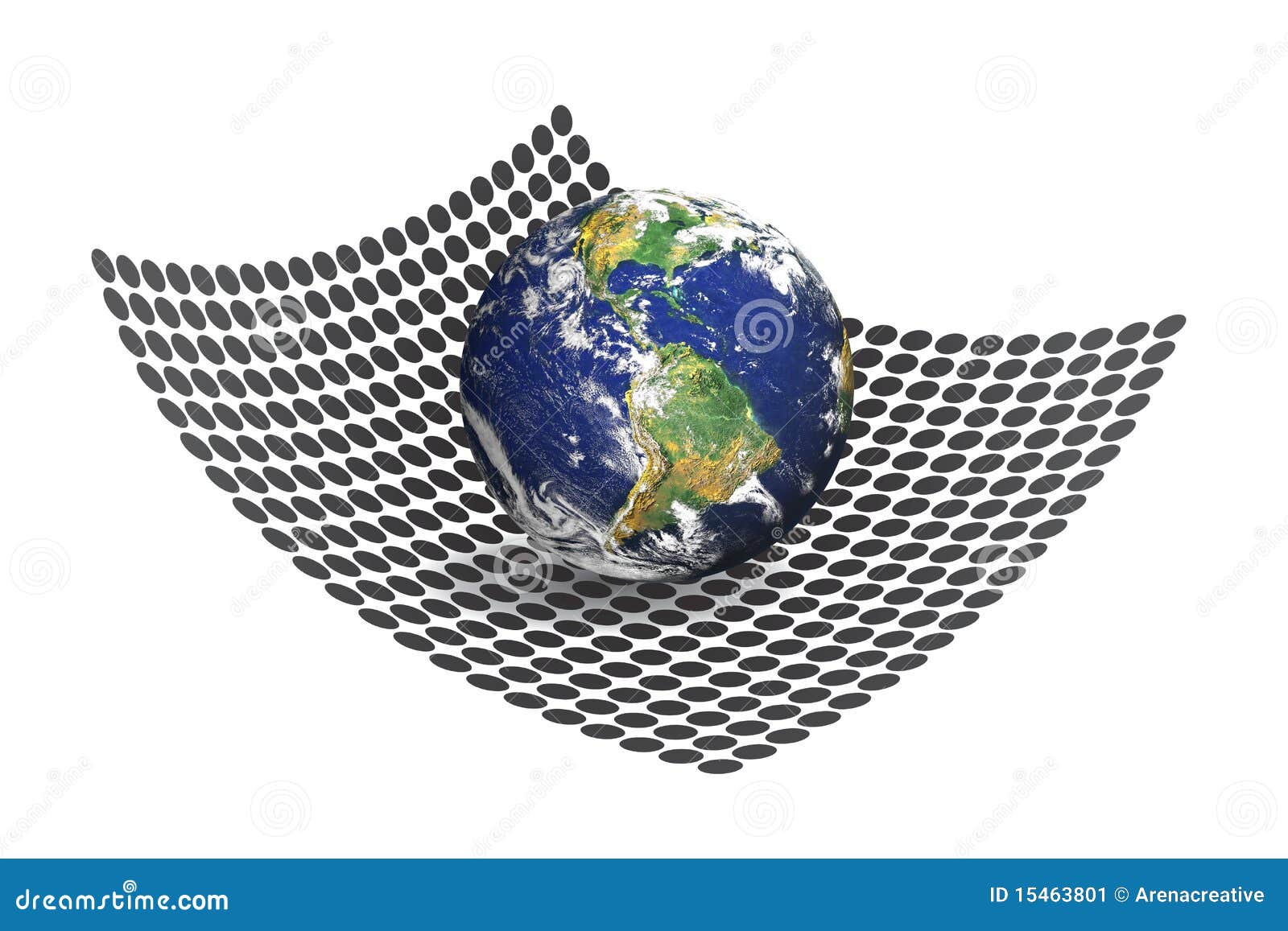 Matrix der Erde-3D stock abbildung. Illustration von ikone - 15463801