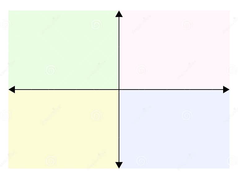 Matrix Diagram (matrix Table) Stock Illustration - Illustration of ...