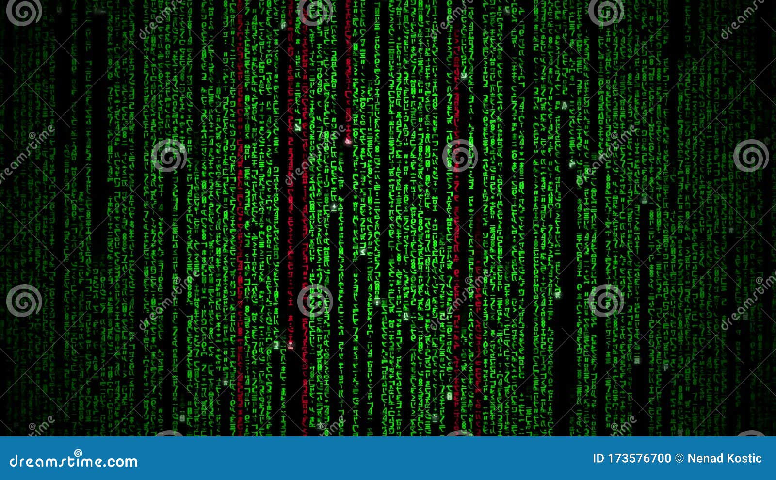 Matrix Dropping Code. Digital Binary Data, Streaming Code Zoom Background Digital Binary Data ...