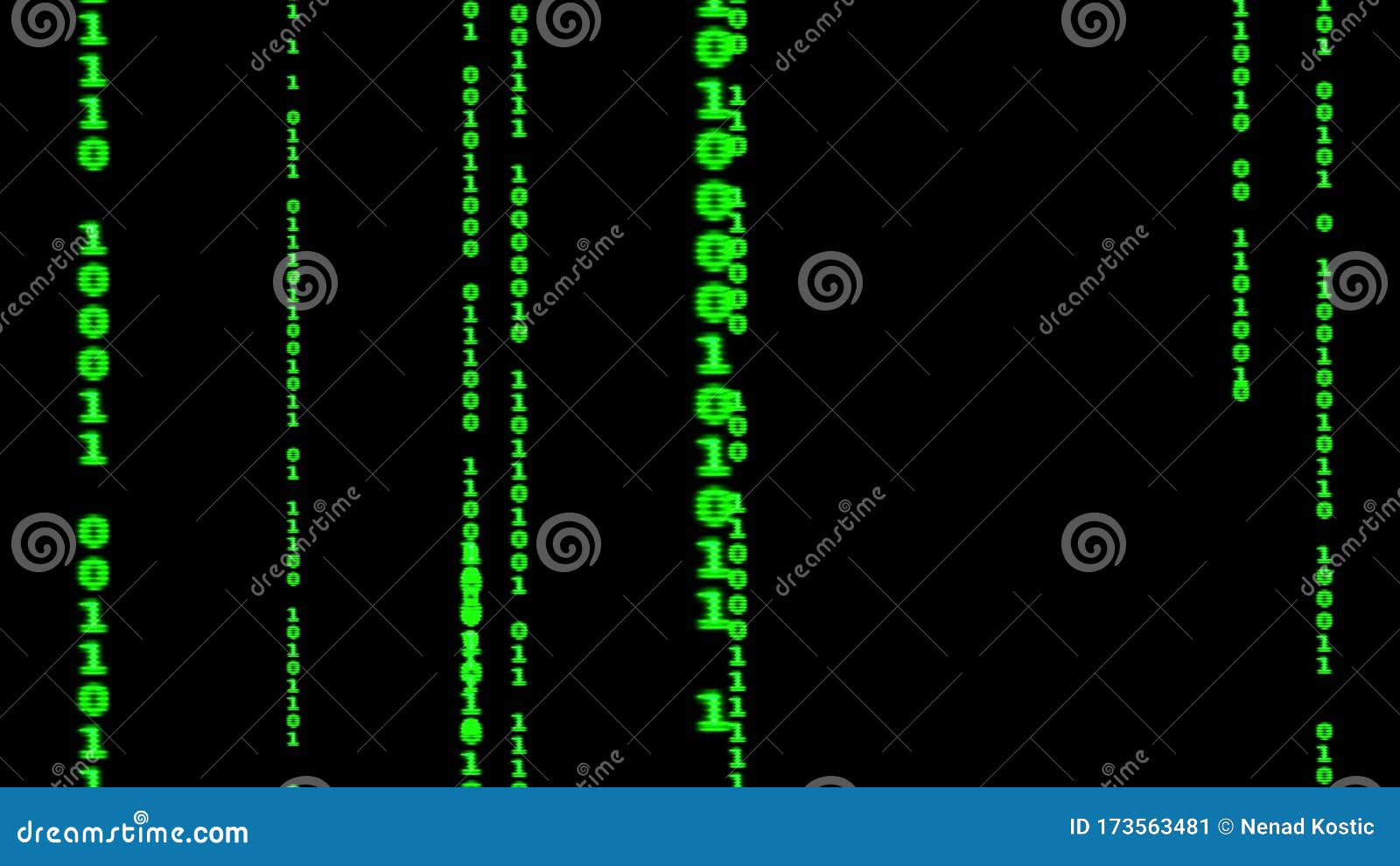 Matrix Dropping Code. Virus Danger. Interesting Background Sci-fi ...