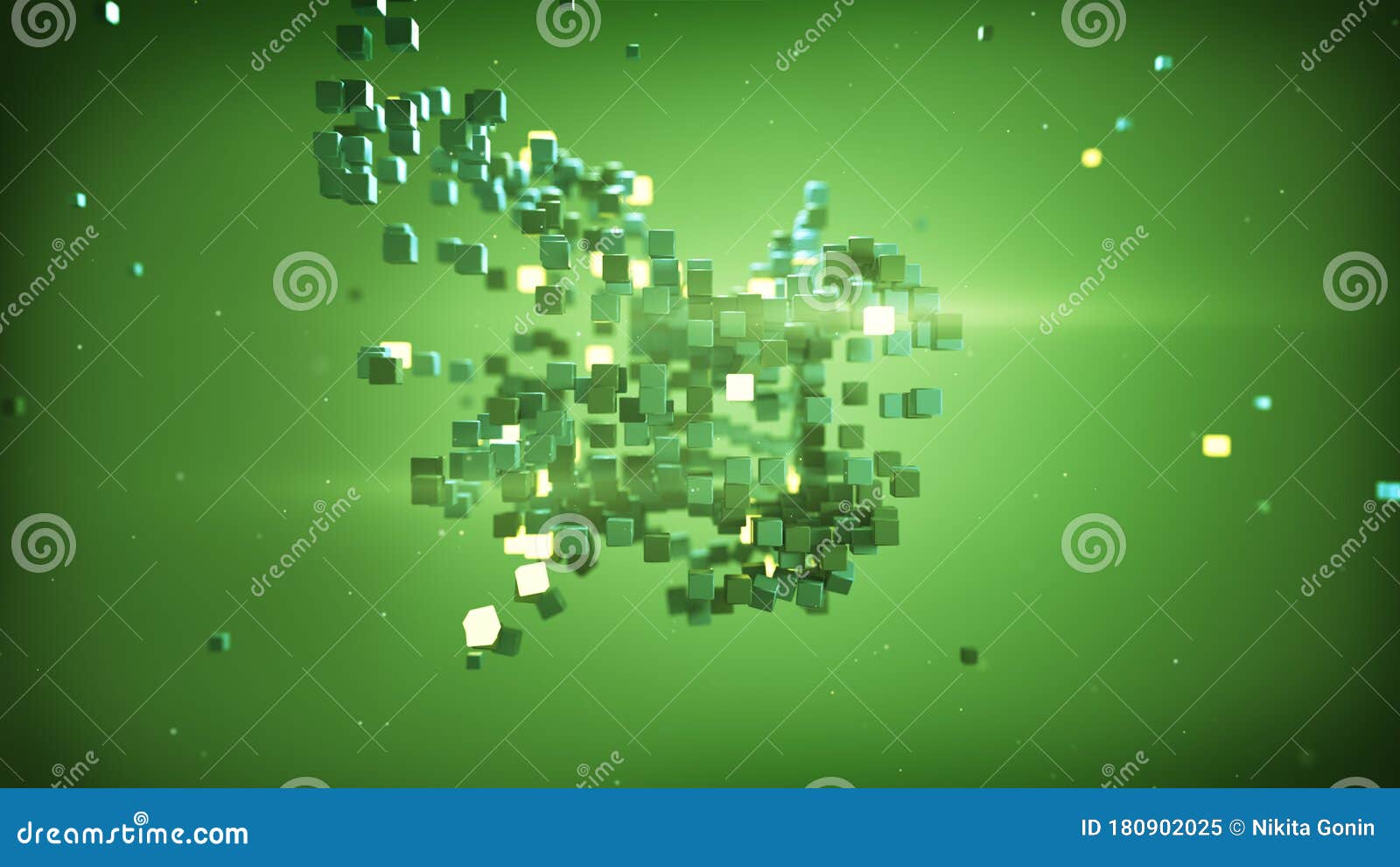 Matrix Cubes Royalty-Free Illustration | CartoonDealer.com #2589864