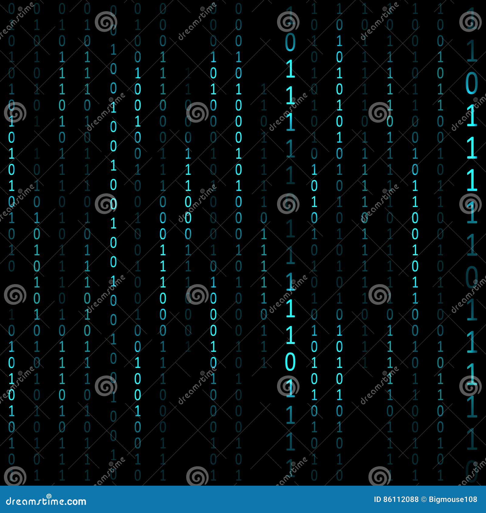 Matrix Hacker Dark Background. Vector Stock Vector - Illustration of ...