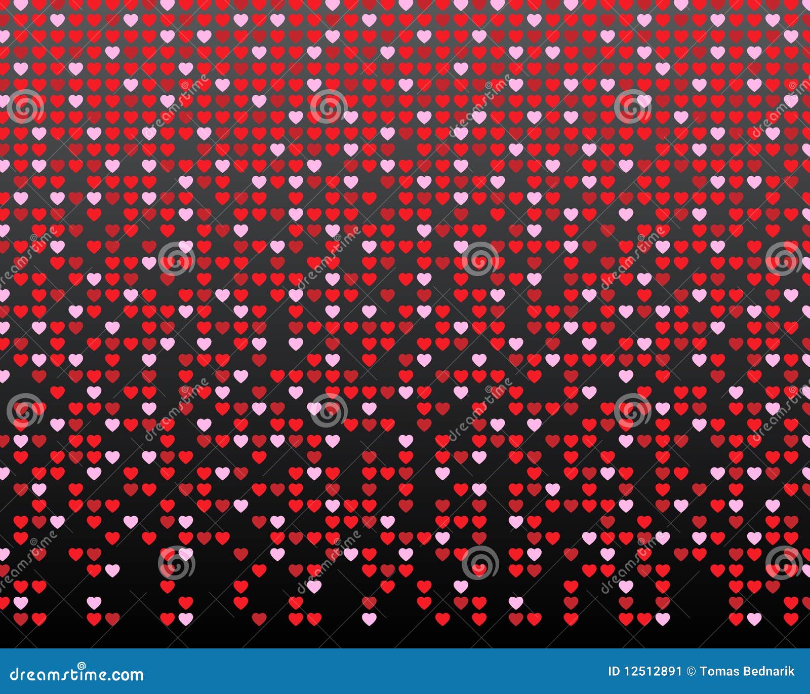 Matrix hearts stock vector. Illustration of celebration - 12512891