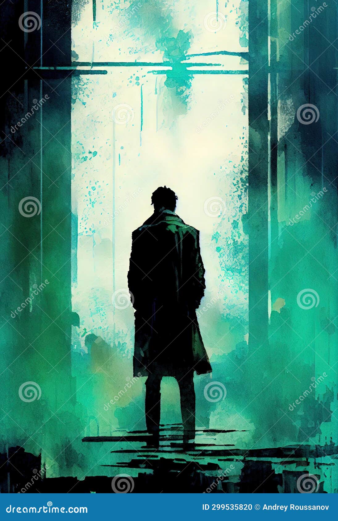 Matrix Hieroglyphs Backdrop. Ai Render Stock Illustration ...