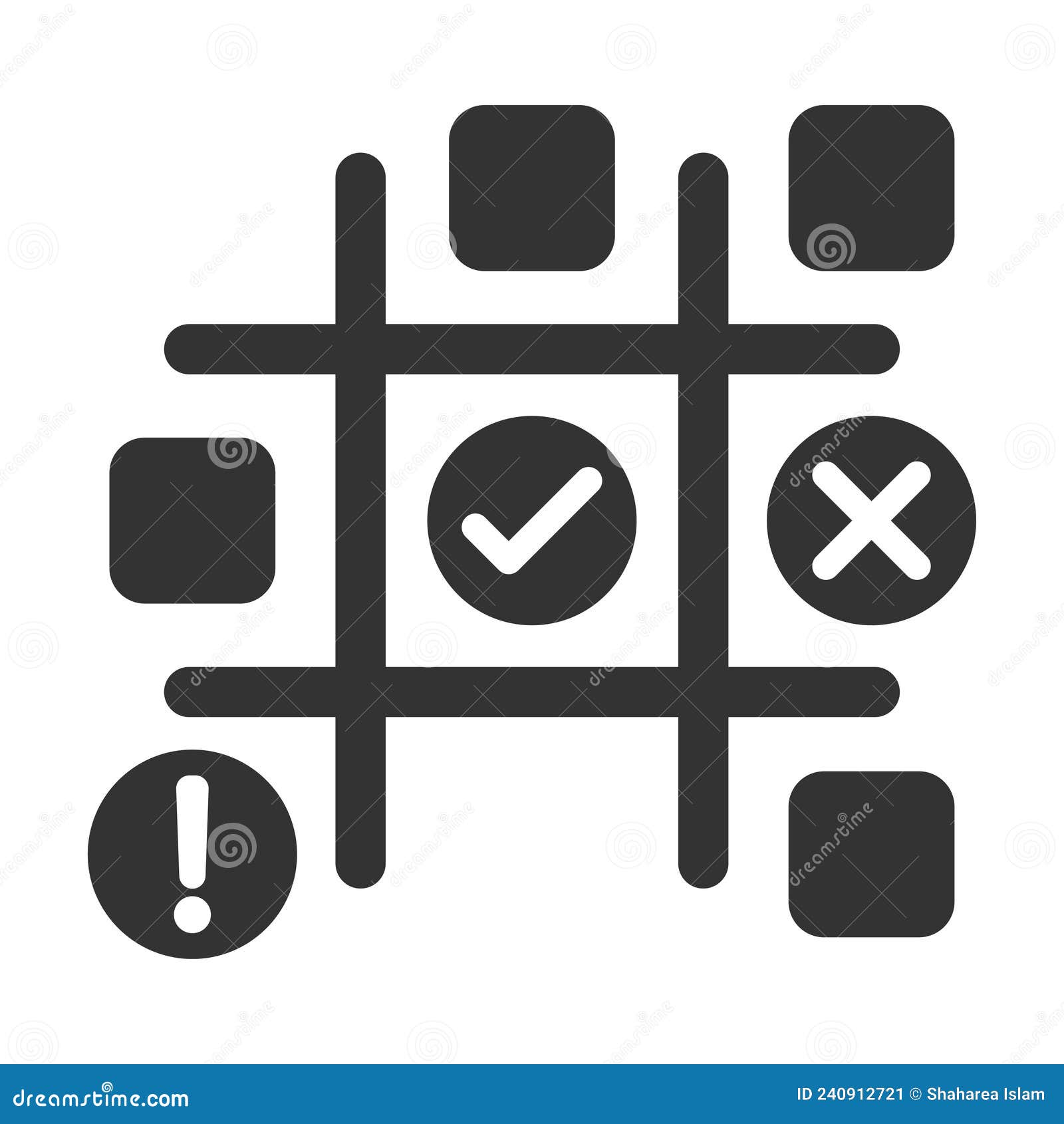 Matrix icon stock vector. Illustration of beautiful - 240912721