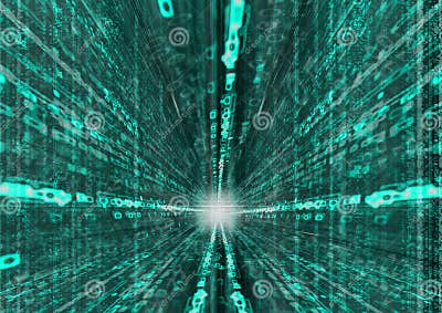 Matrix inspired stock illustration. Illustration of advanced - 2154180