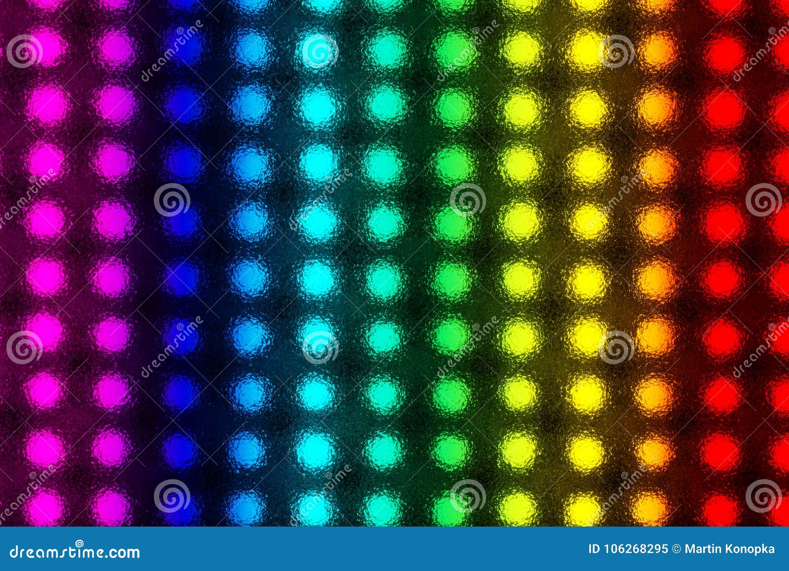Matrix of Light-emitting Diodes Stock Image - Image of blue, orange ...