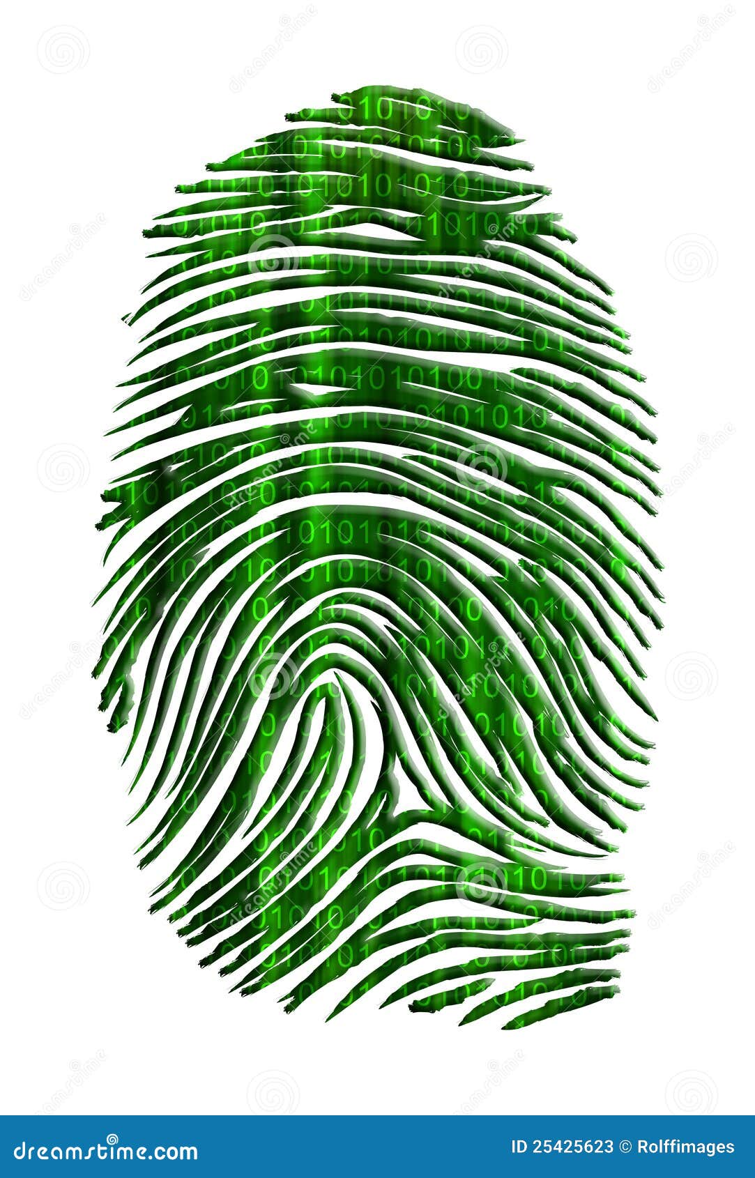 Matrix like finger print stock illustration. Illustration of coding ...