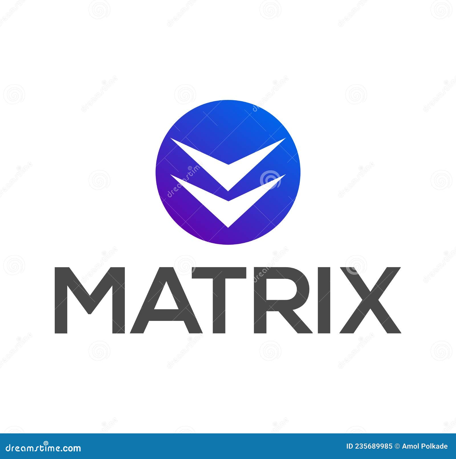 Matrix Logo Unit. Matrix Dummy Company Name Logo Stock Vector ...