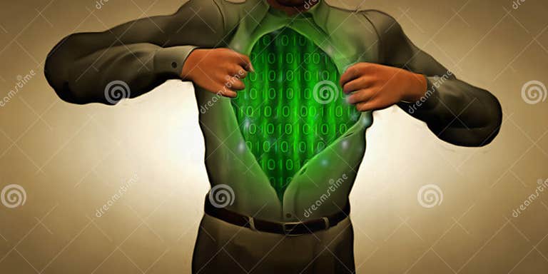 Matrix man stock illustration. Illustration of android - 96221956