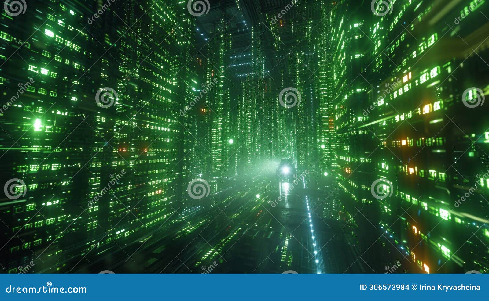 A Matrix of Neon Green Characters on a Dark Tech Backdrop Evokes a ...