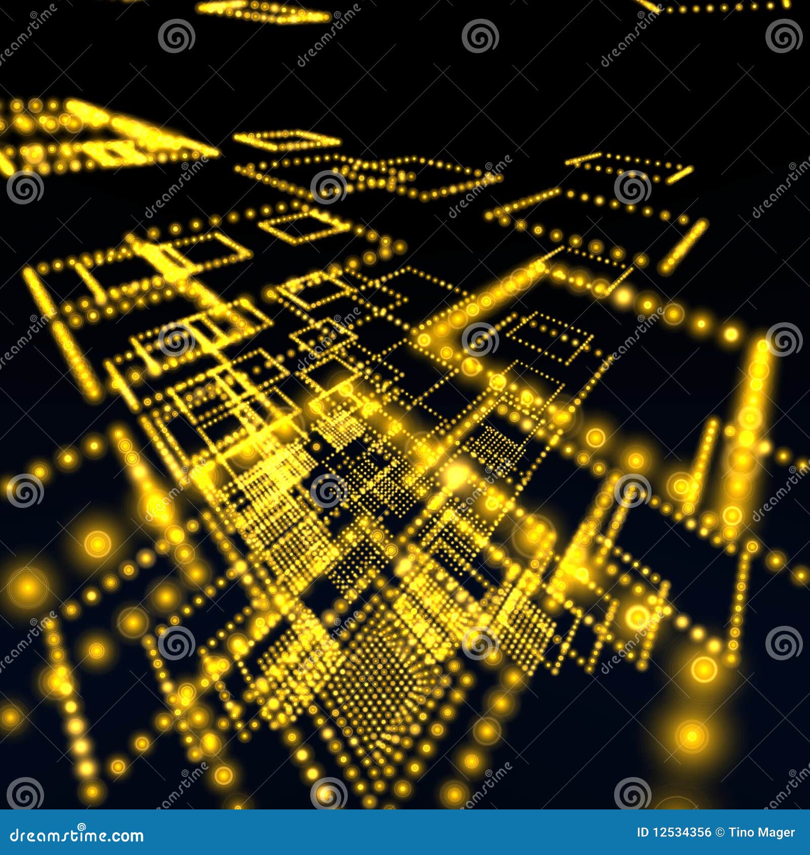 Matrix space background stock illustration. Illustration of geometry ...