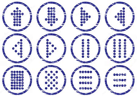 Matrix symbols icon set. stock vector. Illustration of round - 9942963