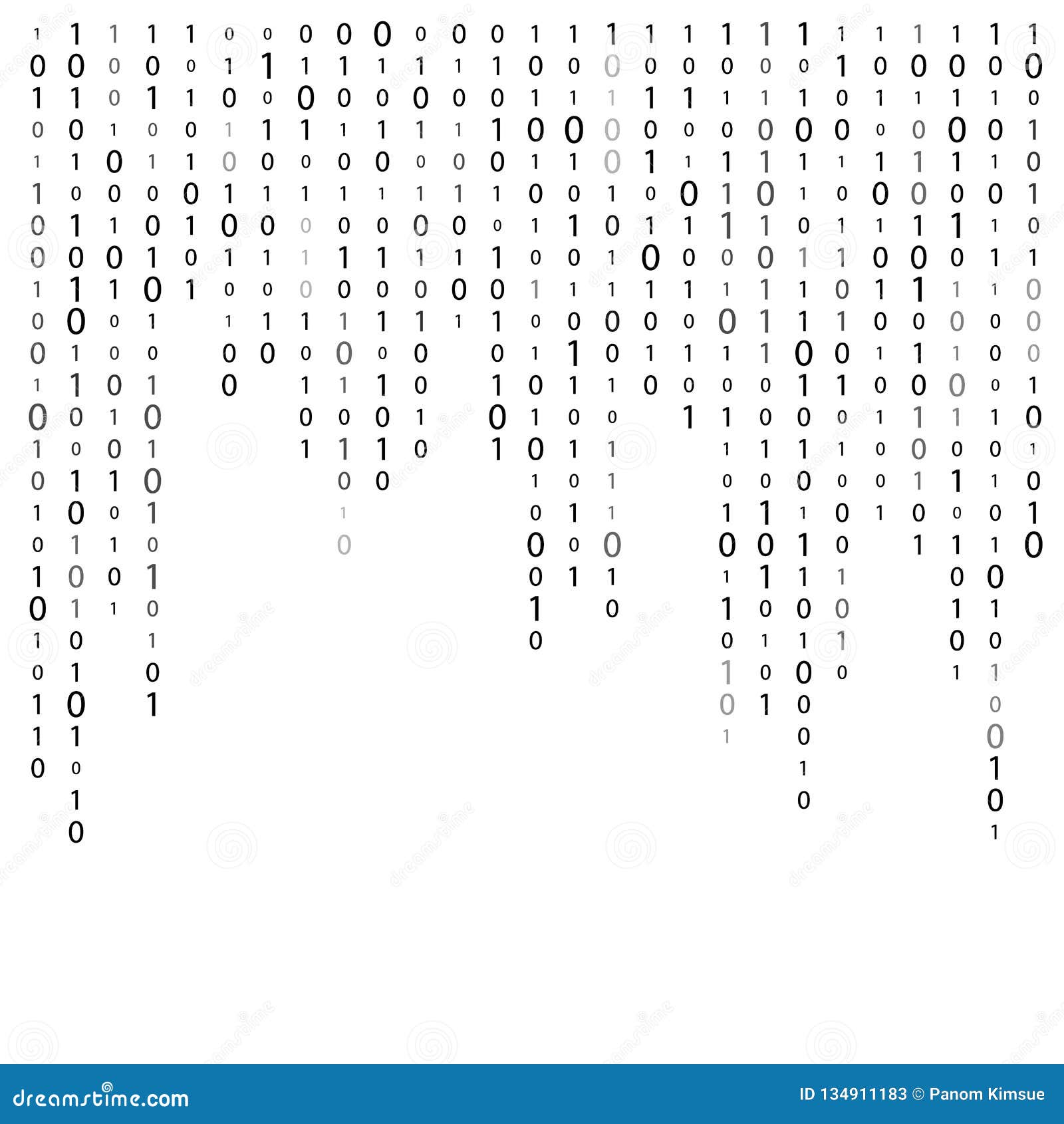 Matrix Vector Abstract Background Binary Computer Digital Technology