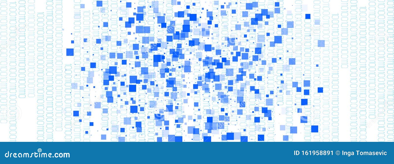 Matrix Vector. White Particle Movement Stock Vector - Illustration of ...