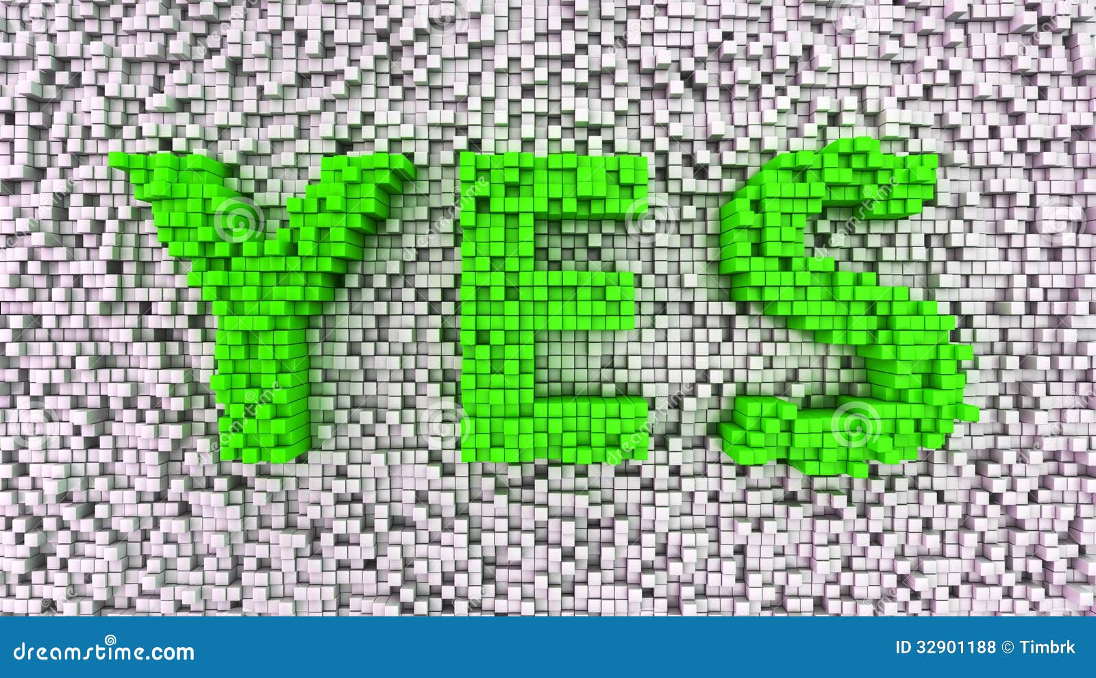 Matrix YES stock illustration. Illustration of cube, green - 32901188