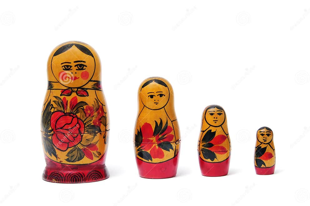 Matryoshka doll stock image. Image of horizontal, dolls - 14454931