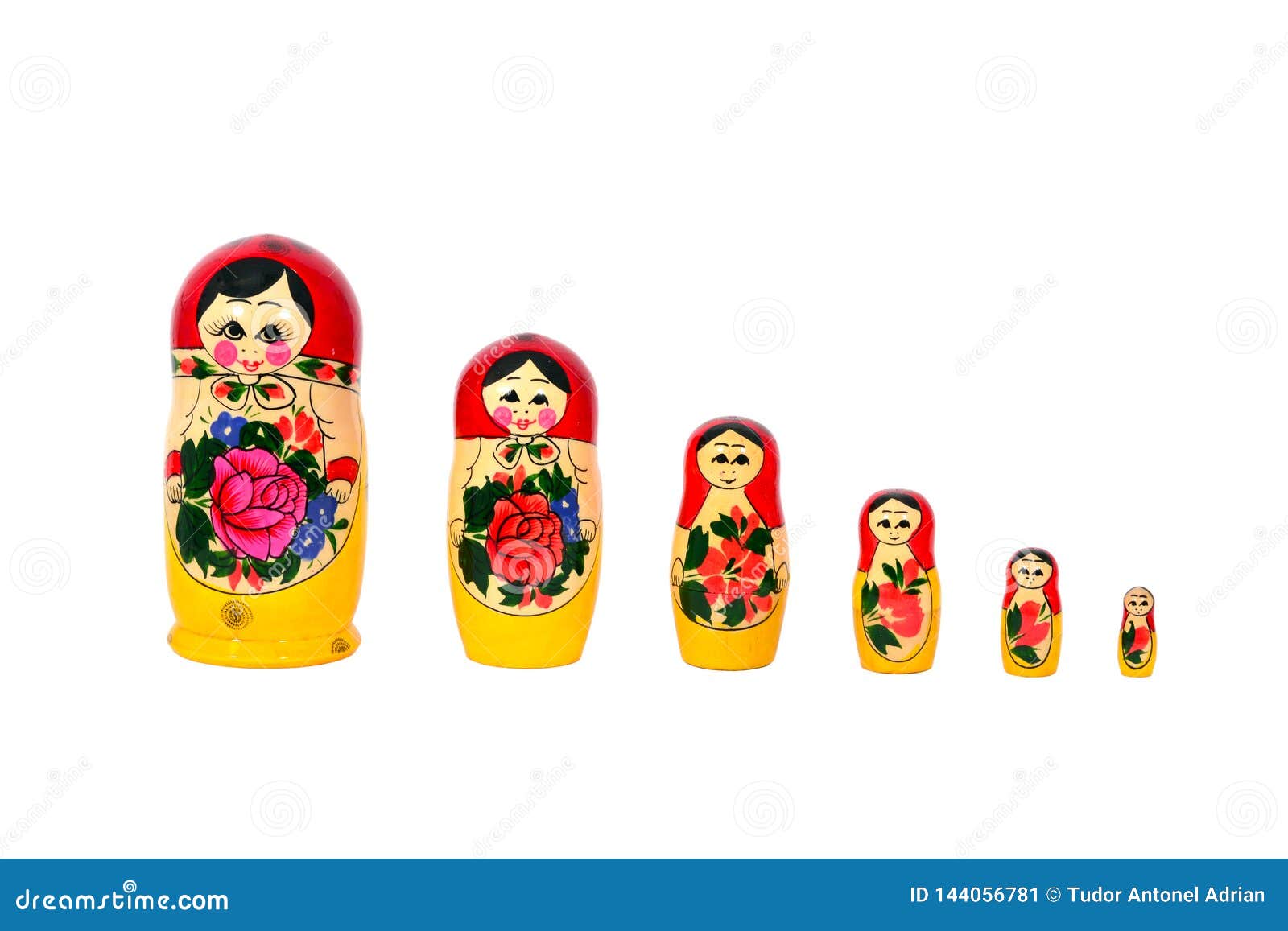 Matryoshka doll set stock image. Image of dolls, matrioska - 144056781