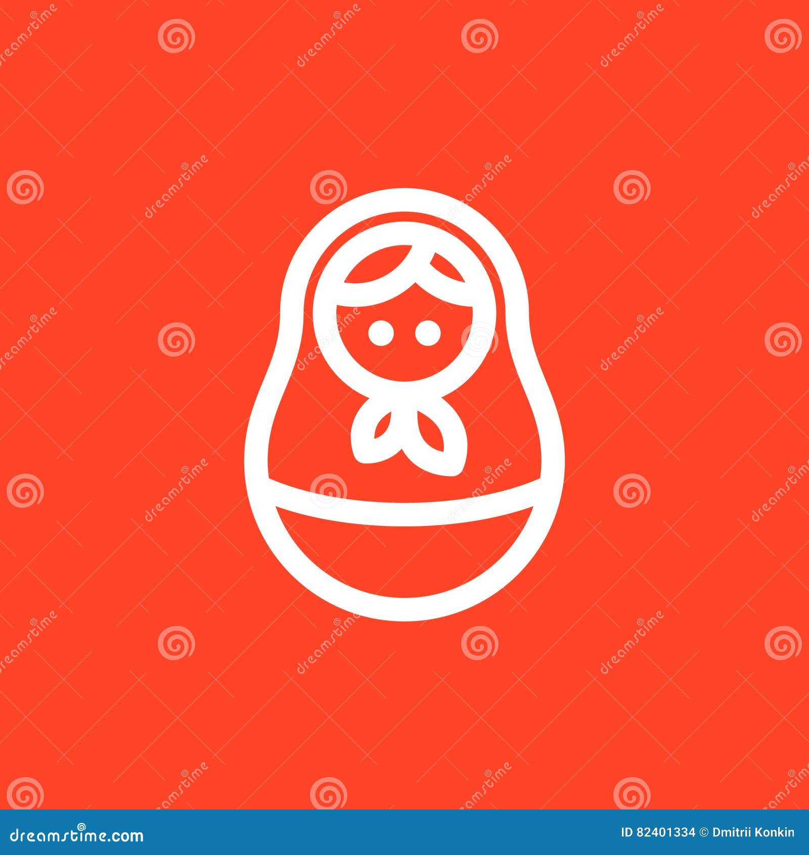 Matryoshka stock vector. Illustration of isolate, traditions - 82401334