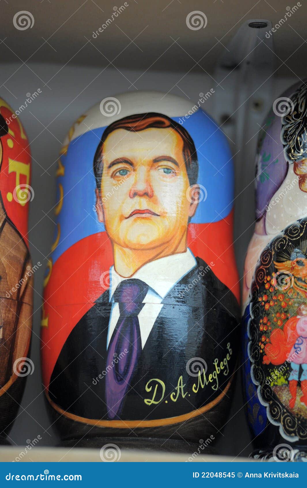 Matryoshka with a Portrait of Russian President Editorial Image - Image ...