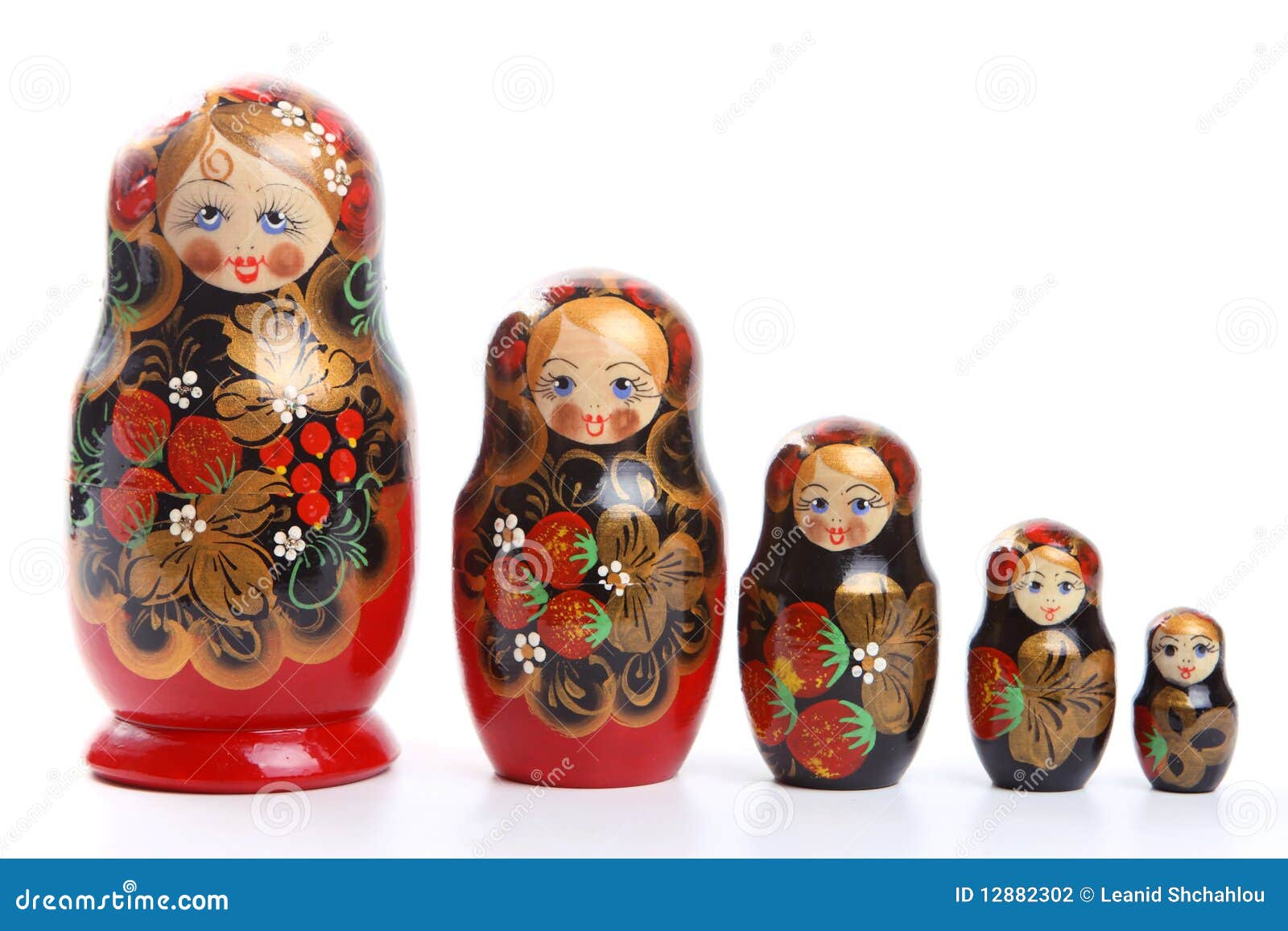 Matryoshka - Russian Nested Dolls Stock Photo - Image of family, small ...
