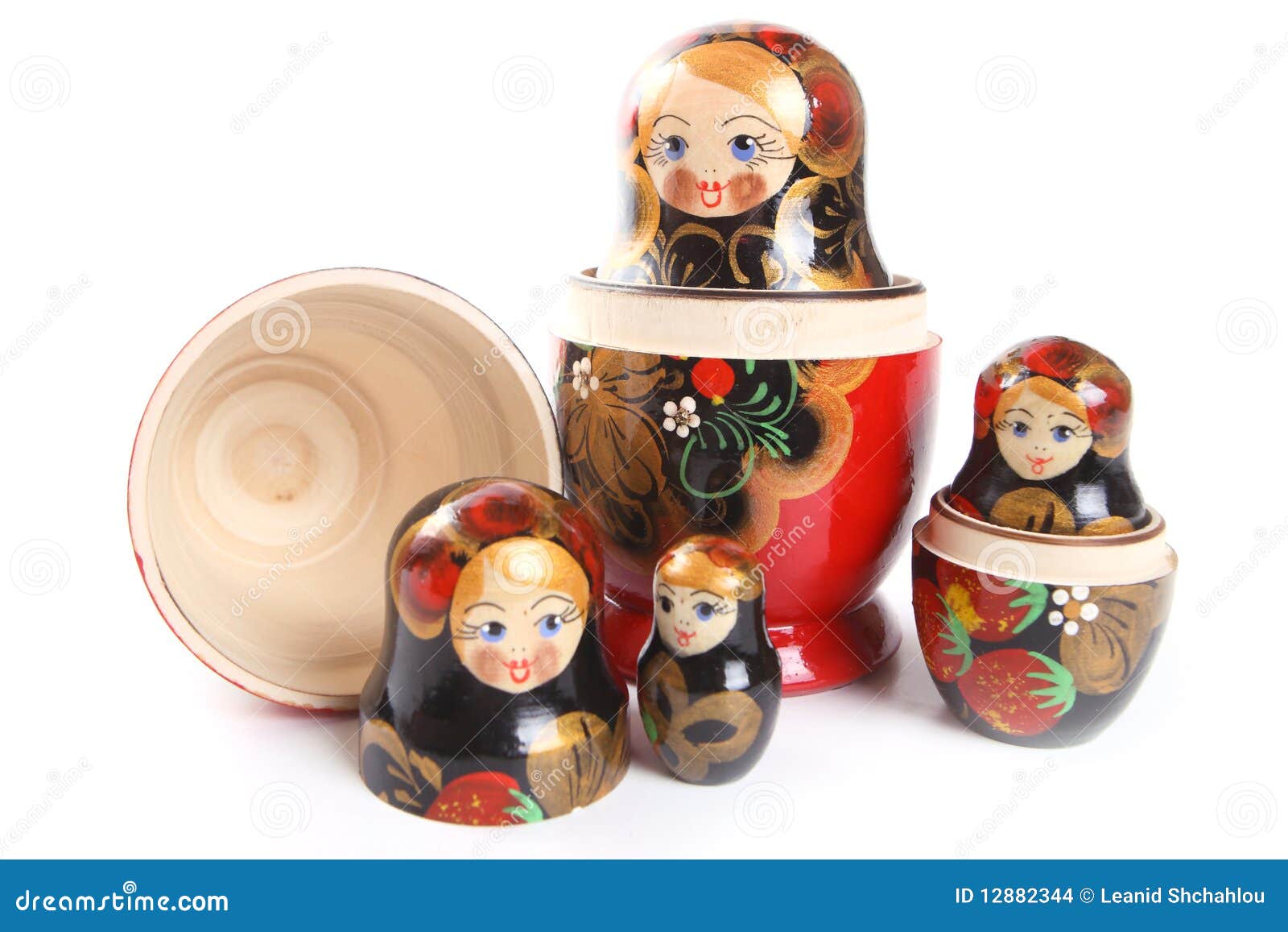 Matryoshka - Russian Nested Dolls Stock Photo - Image of souvenir ...