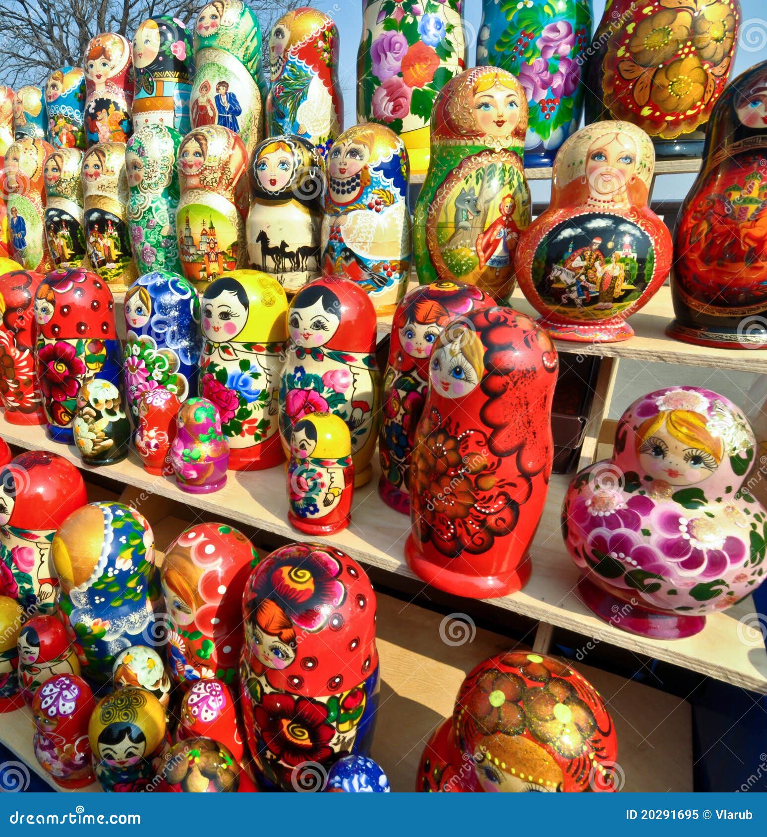 Matryoshkas stock image. Image of series, lookout, shop - 20291695