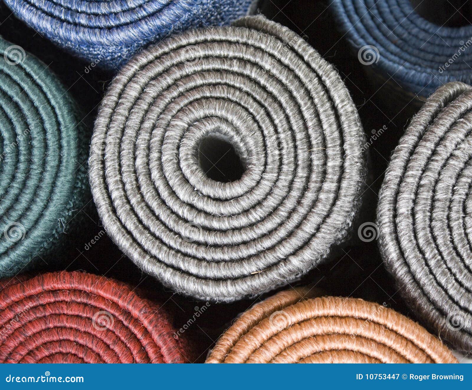 Mats stock image. Image of home, bright, stack, rolled - 10753447
