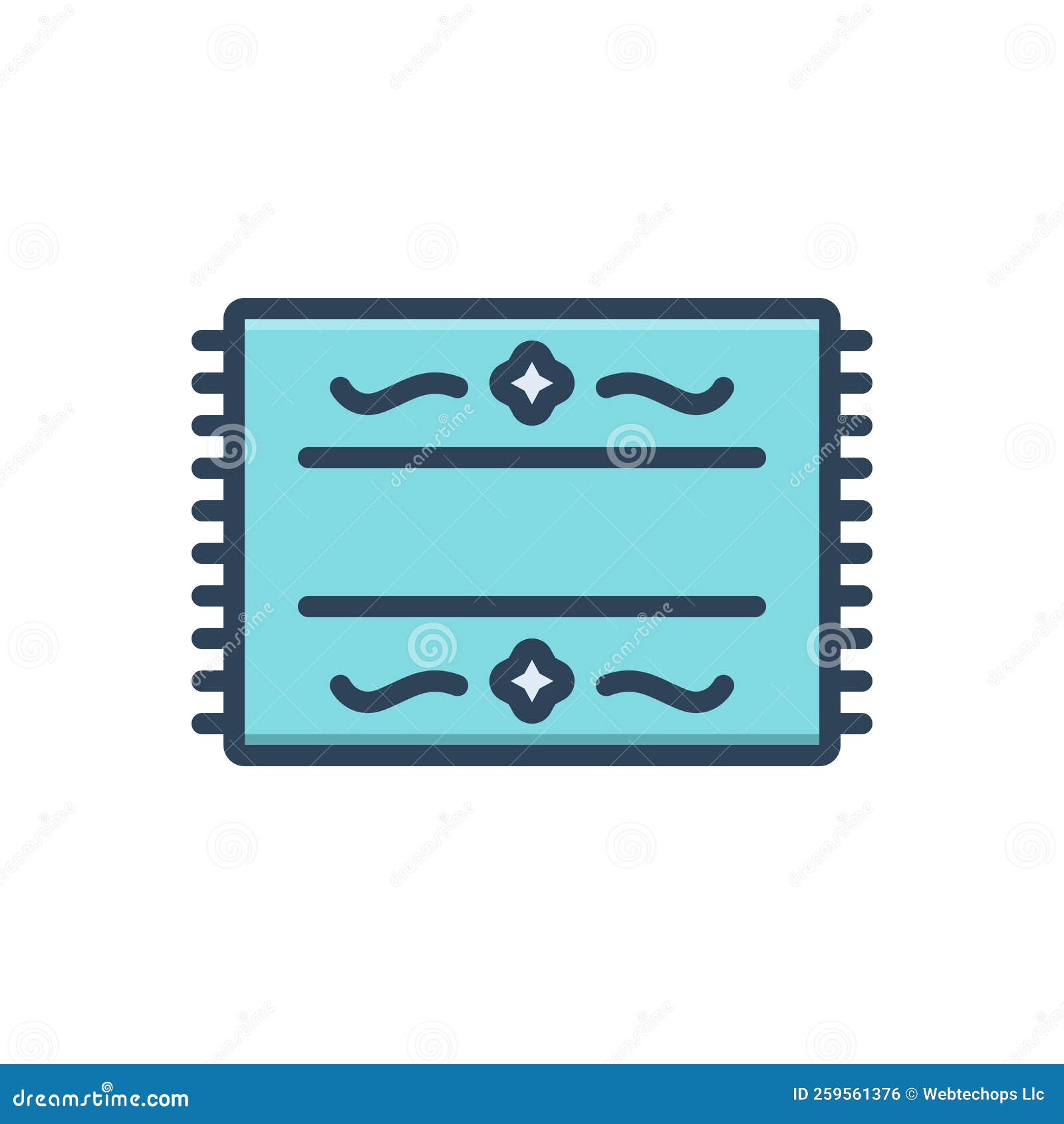 Color Illustration Icon for Mats, Rug and Mat Stock Vector ...