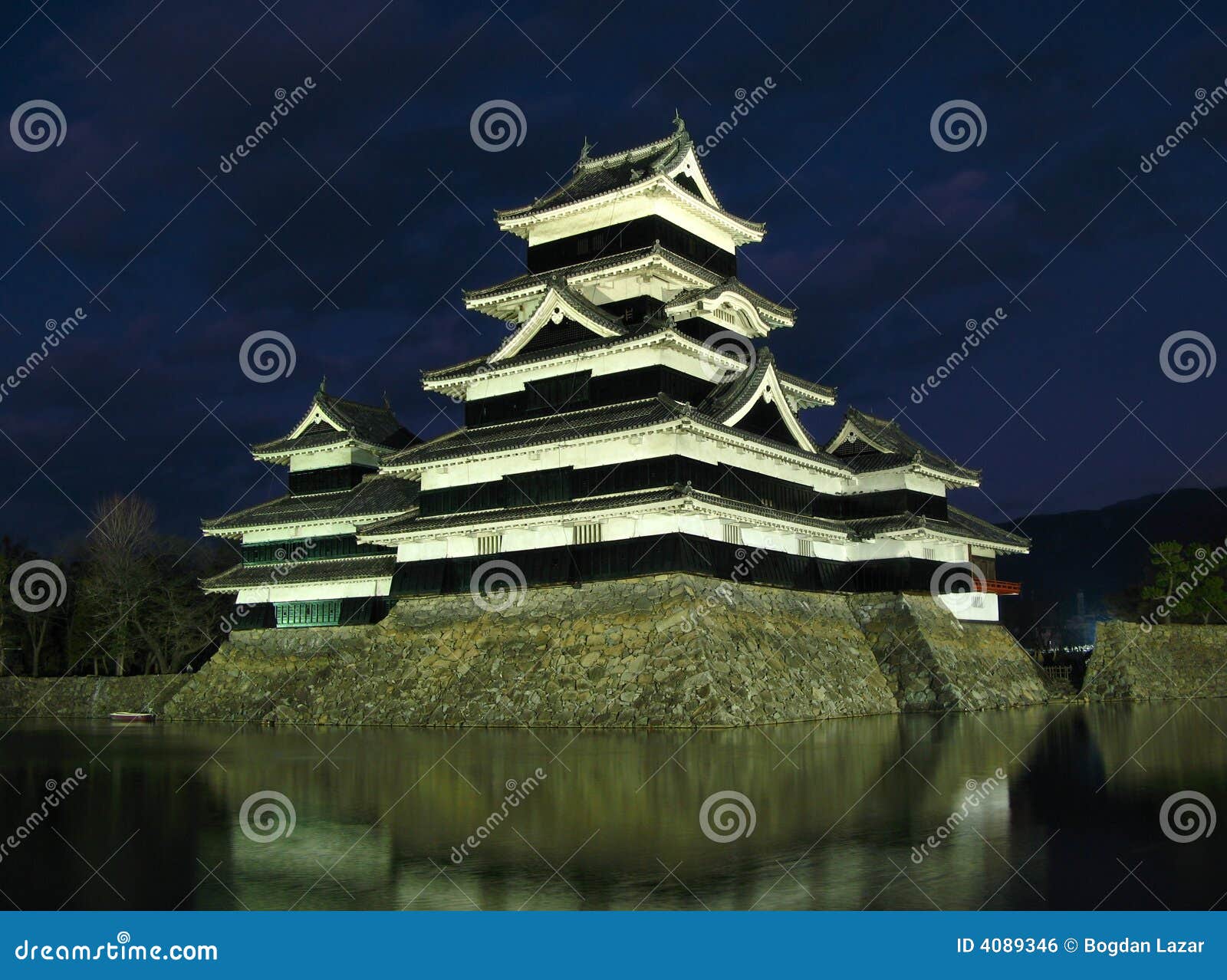 Matsumoto Castle 08, Night, Japan Stock Photo - Image of portrait ...