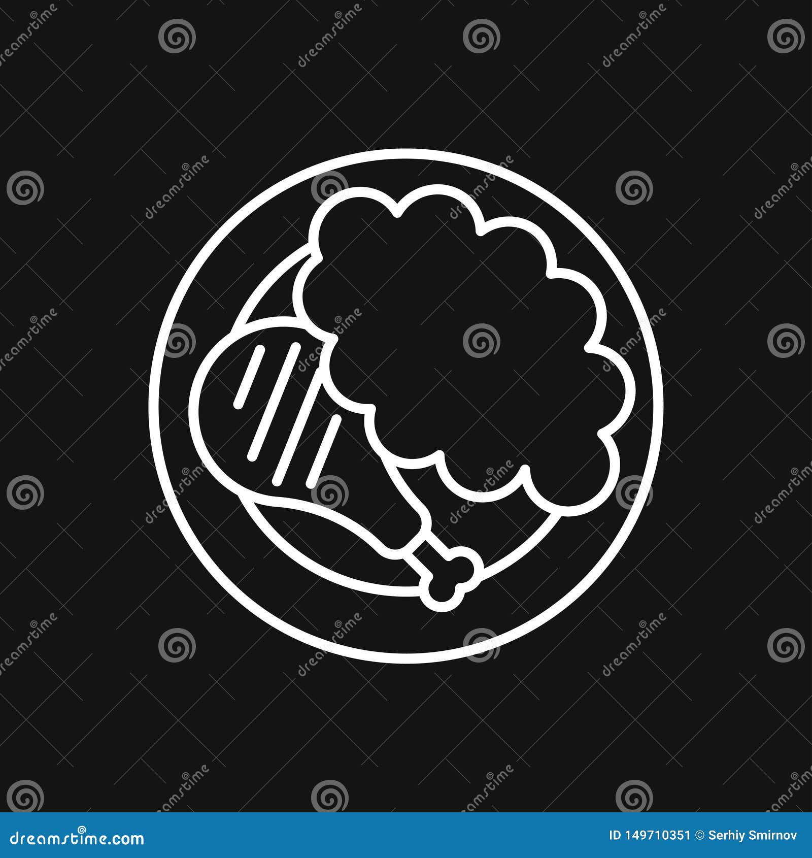 Matsymbolsvektor F?r Logodesignen, Illustration, Vektorteckensymbol ...