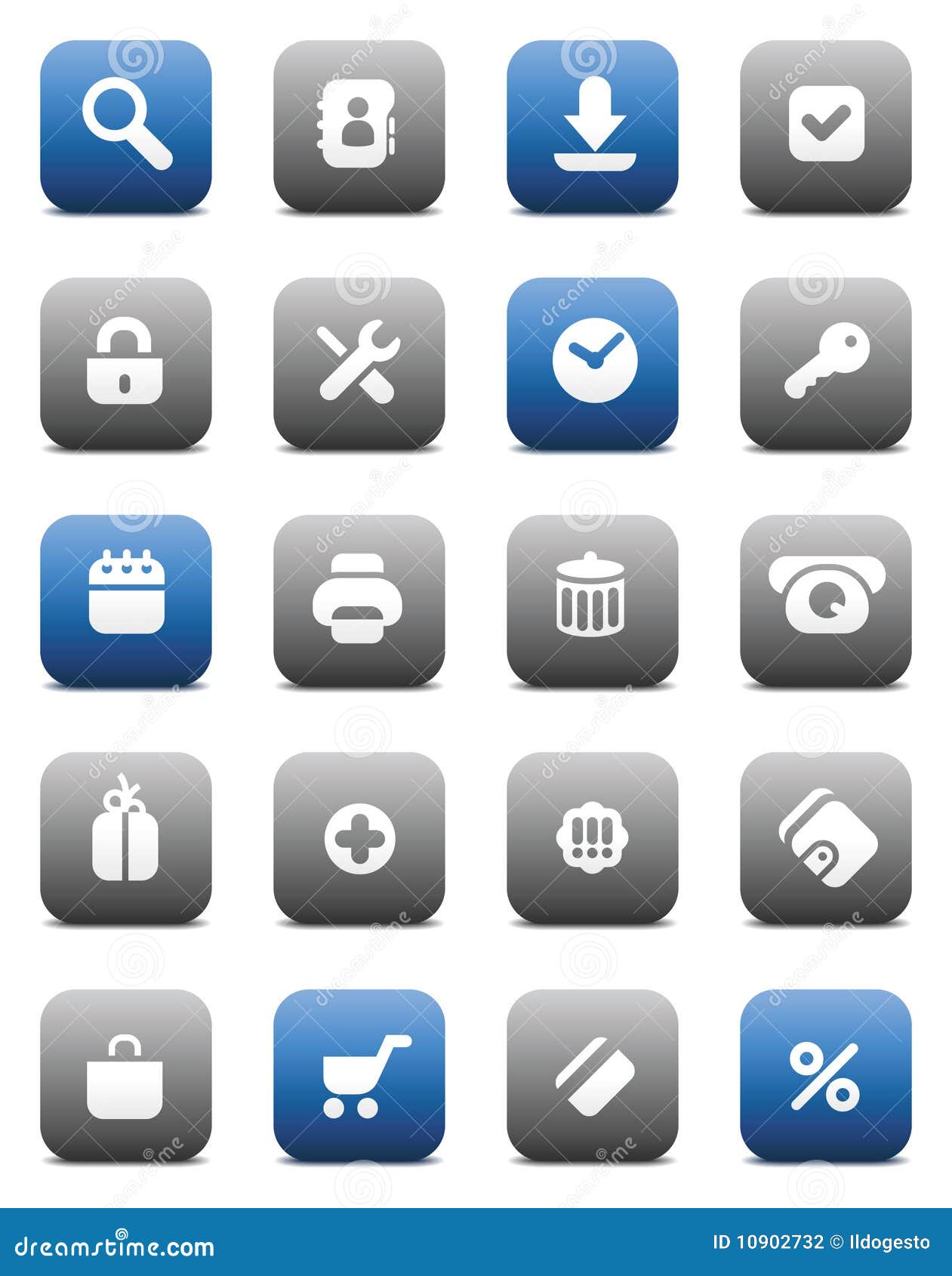 Matt buttons for internet stock vector. Illustration of icon - 10902732