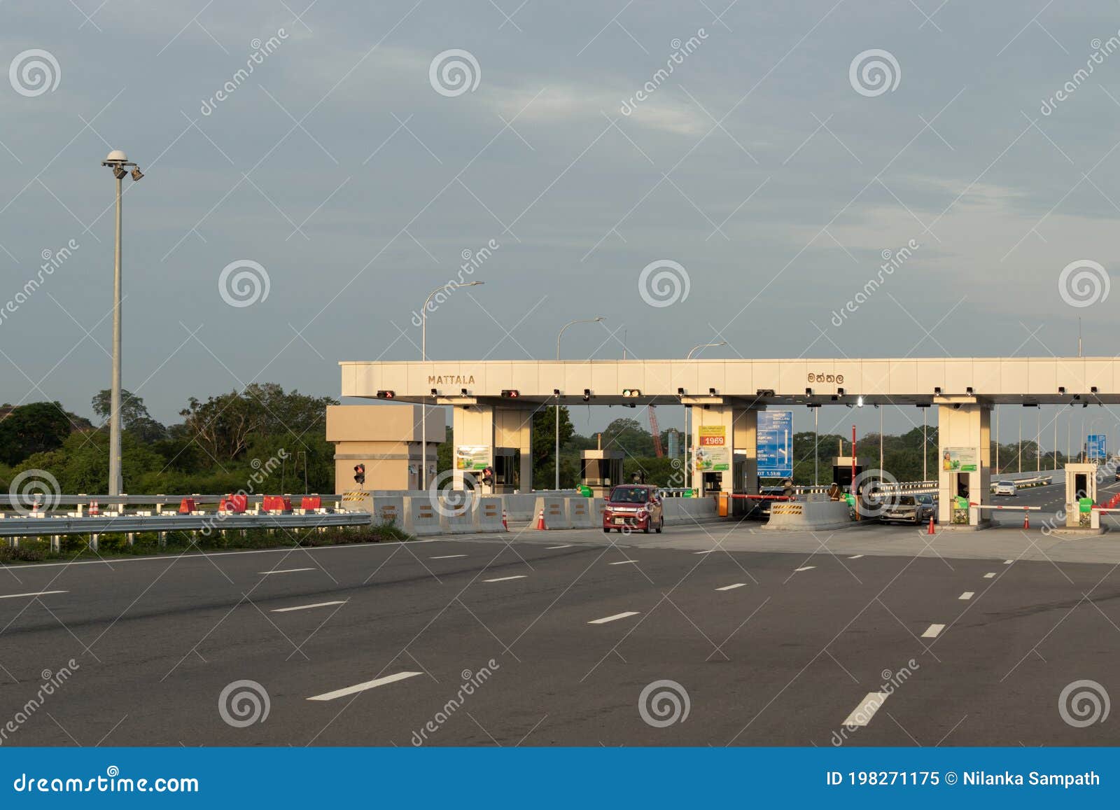 Mattala Expressway Exit Booth Landscape Editorial Image - Image of fast ...