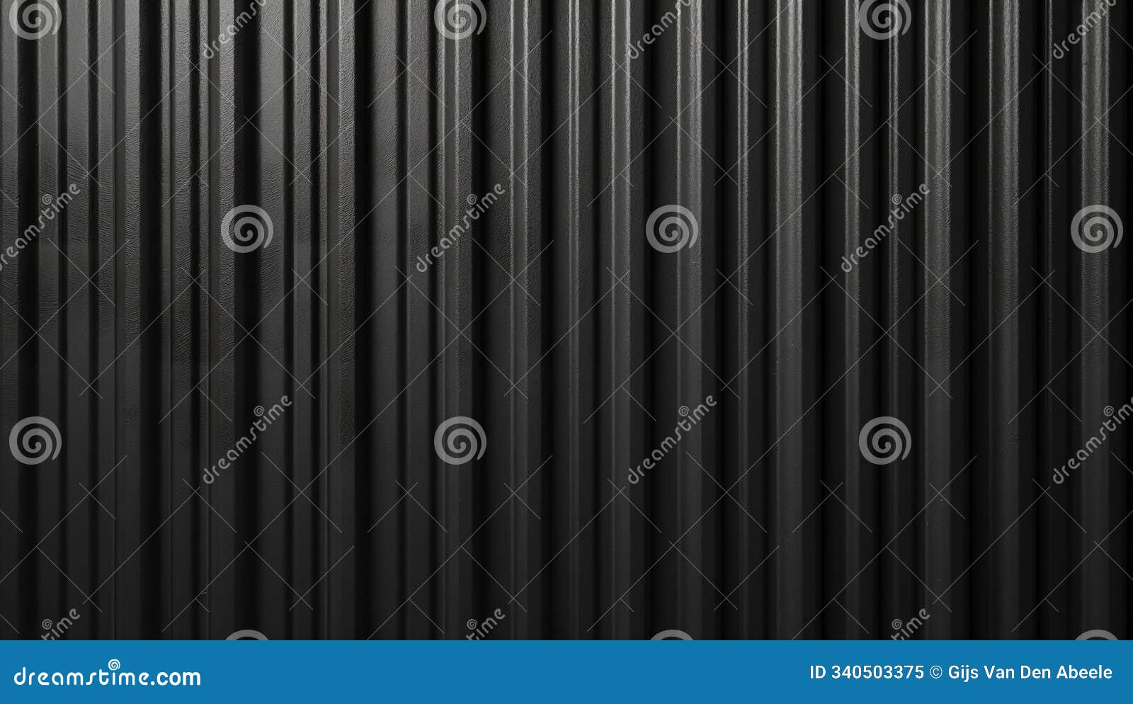 Matte Black Corrugated Rubber Texture with Deep Vertical Ridges Stock ...