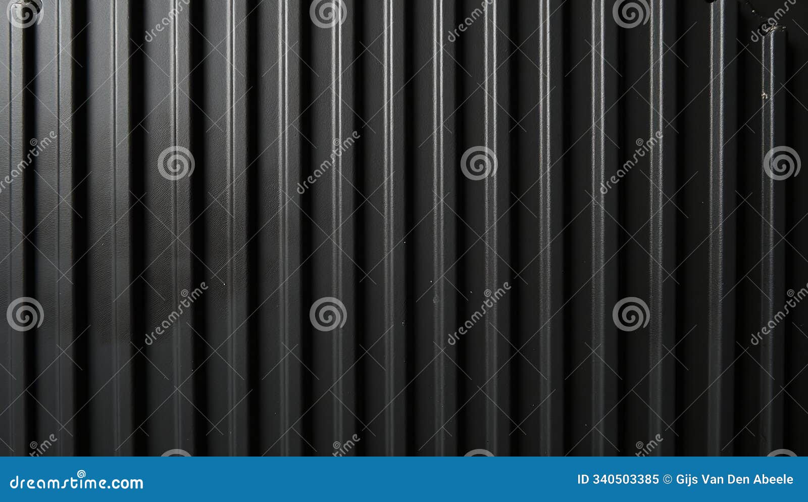 Matte Black Corrugated Rubber Texture with Deep Vertical Ridges Stock ...