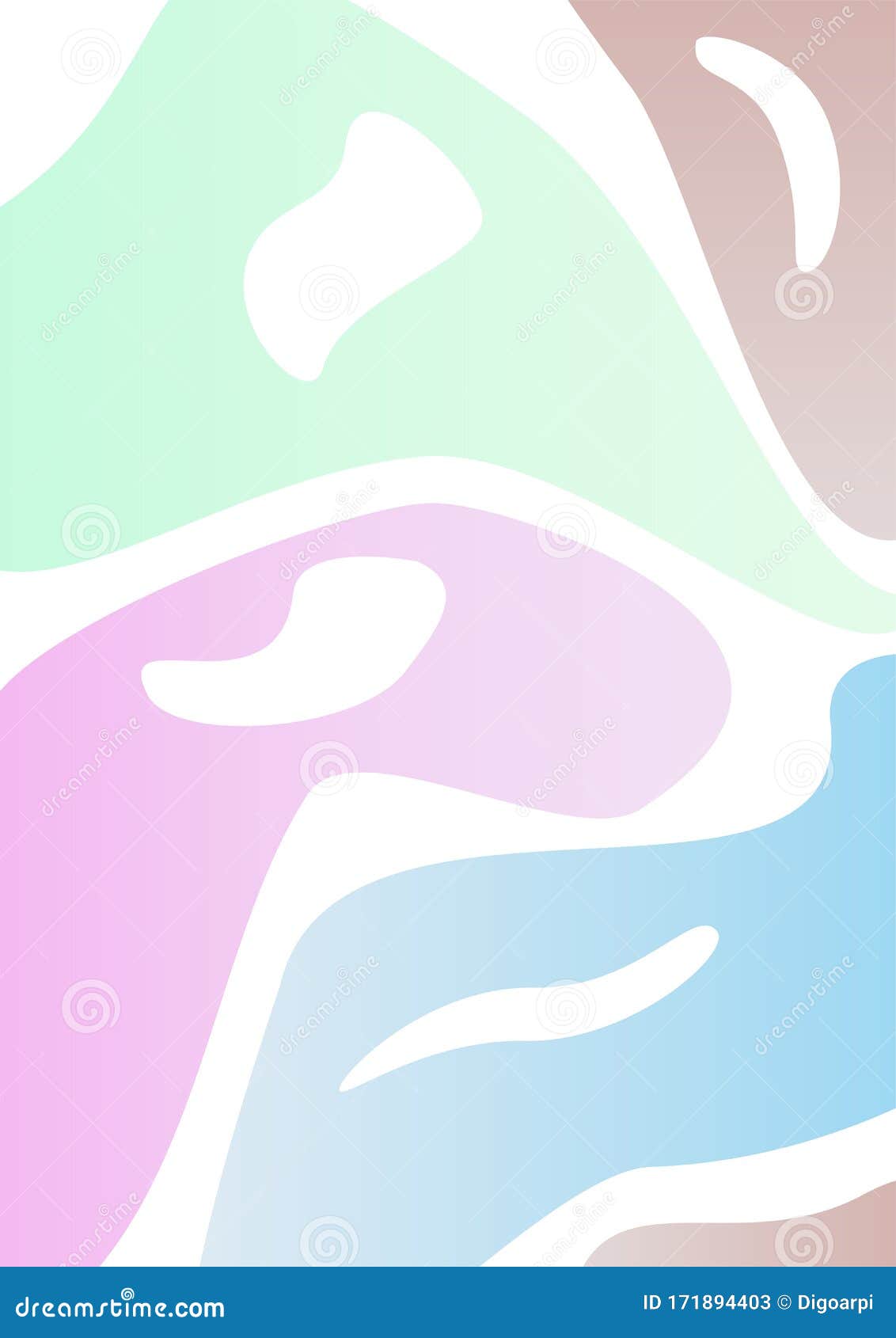 Matte Colors, Abstract Shapes Vector Image Stock Vector - Illustration ...