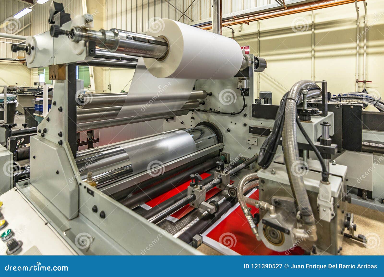 Matte or Gloss Plastic Machine in a Printing Press for a Perfect Finish ...