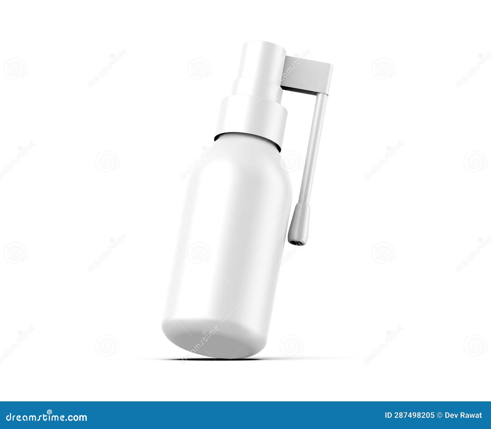 Matte Plastic Bottle with Long and Short Nozzle Sprayer for Oral Spray ...