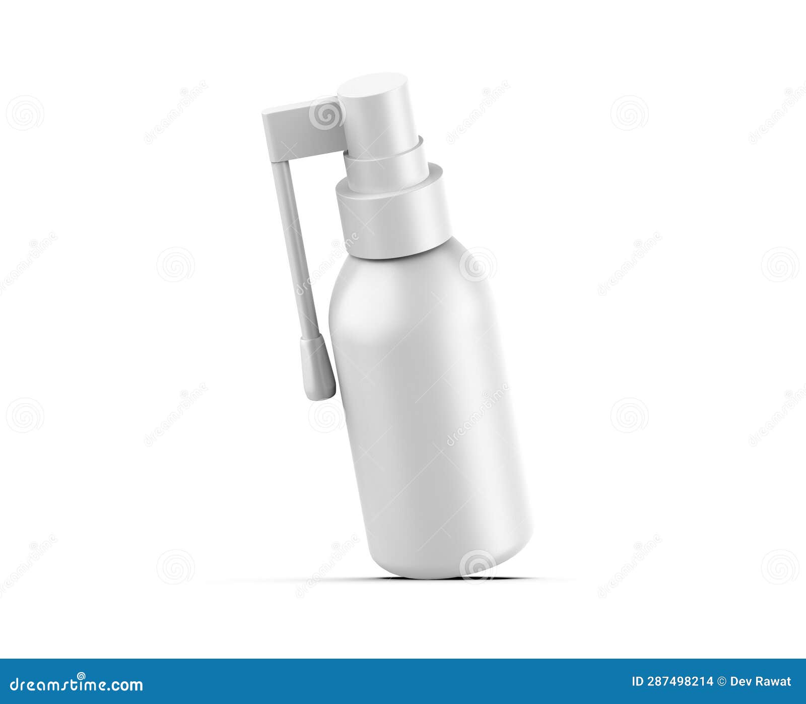 Matte Plastic Bottle with Long and Short Nozzle Sprayer for Oral Spray ...