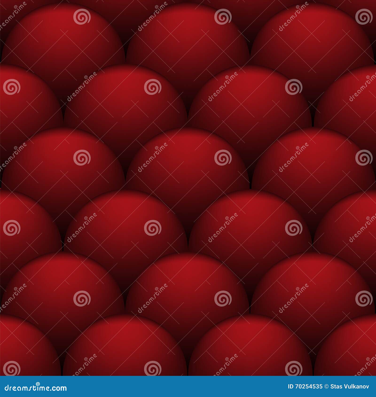 Matte Red Ball on Red Background, Stock Illustration - Illustration of ...