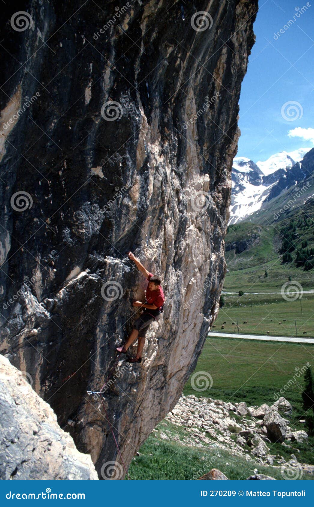 Matteo climber stock image. Image of landscape, climber - 270209