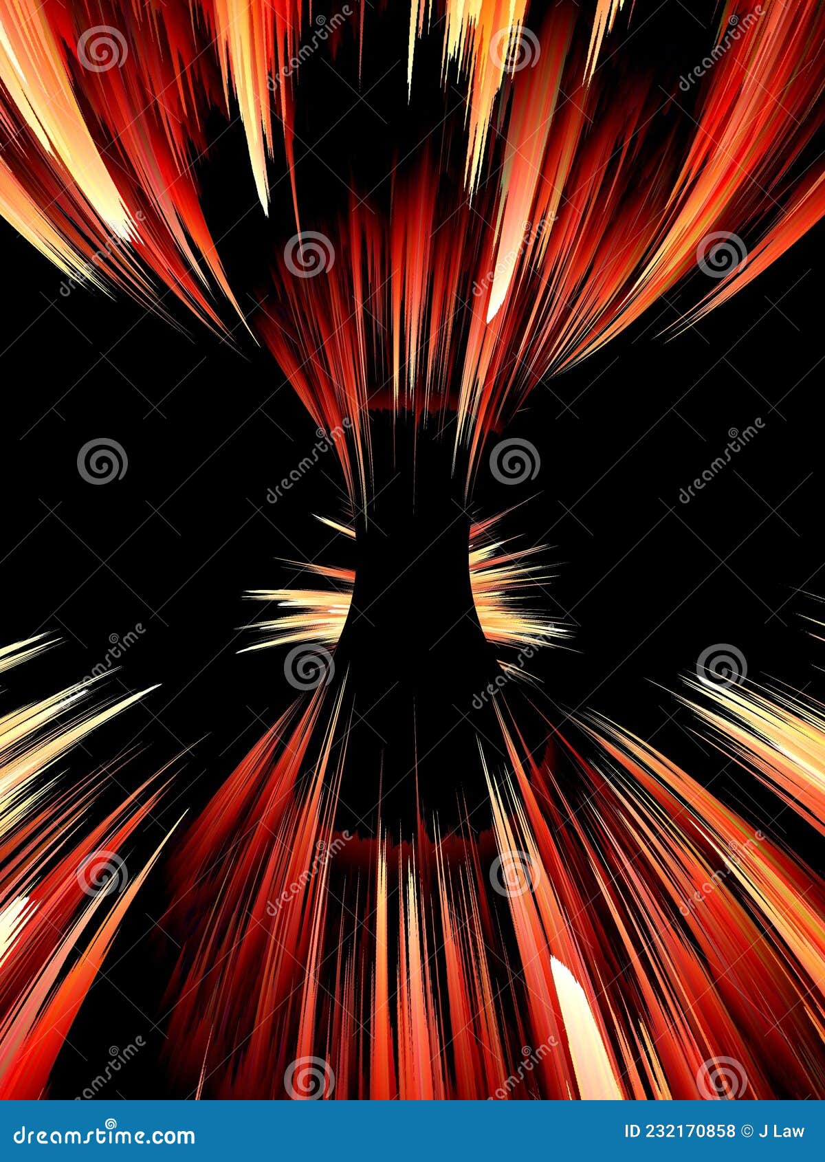 Matter and Anti-matter Colliding with Explosive Force Stock ...